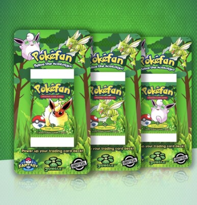 Pokemon - Mini Cards 1st Edition Jungle Set Blister Booster Packs ...