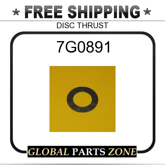 7G0891 - DISC THRUST 2K3569 2P2884 2S1419 7T3137 8E8299 fits ...