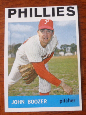 1964 TOPPS BASEBALL #16 JOHN BOOZER PHILADELPHIA PHILLIES NM T-112 | eBay