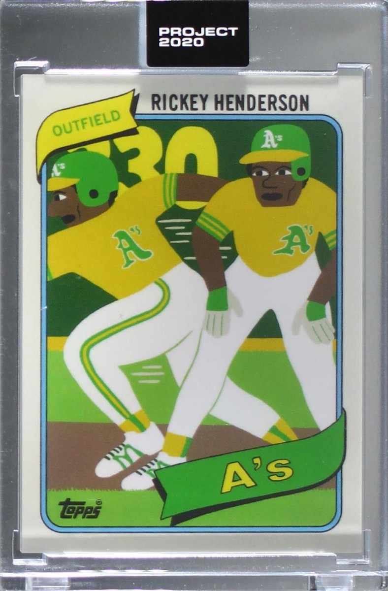 2020 Topps Project 2020 - Keith Shore #326 Rickey Henderson, Keith ...