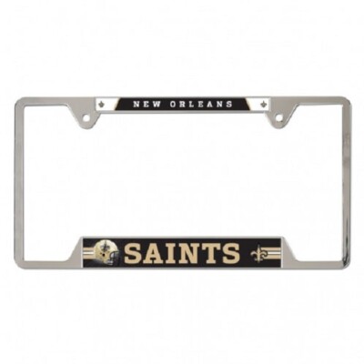 NEW ORLEANS SAINTS METAL LICENSE PLATE FRAME FROM WINCRAFT | eBay