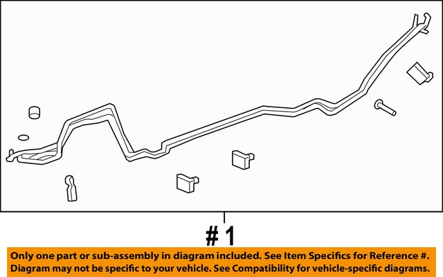 GM OEM Rear A/c Lines-rear AC Tube 23199274 Chevy Traverse GMC Acadia ...