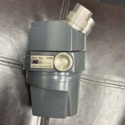 American Optical AO 570 StereoStar 0.4-4.2x Stereo Zoom Microscope | eBay