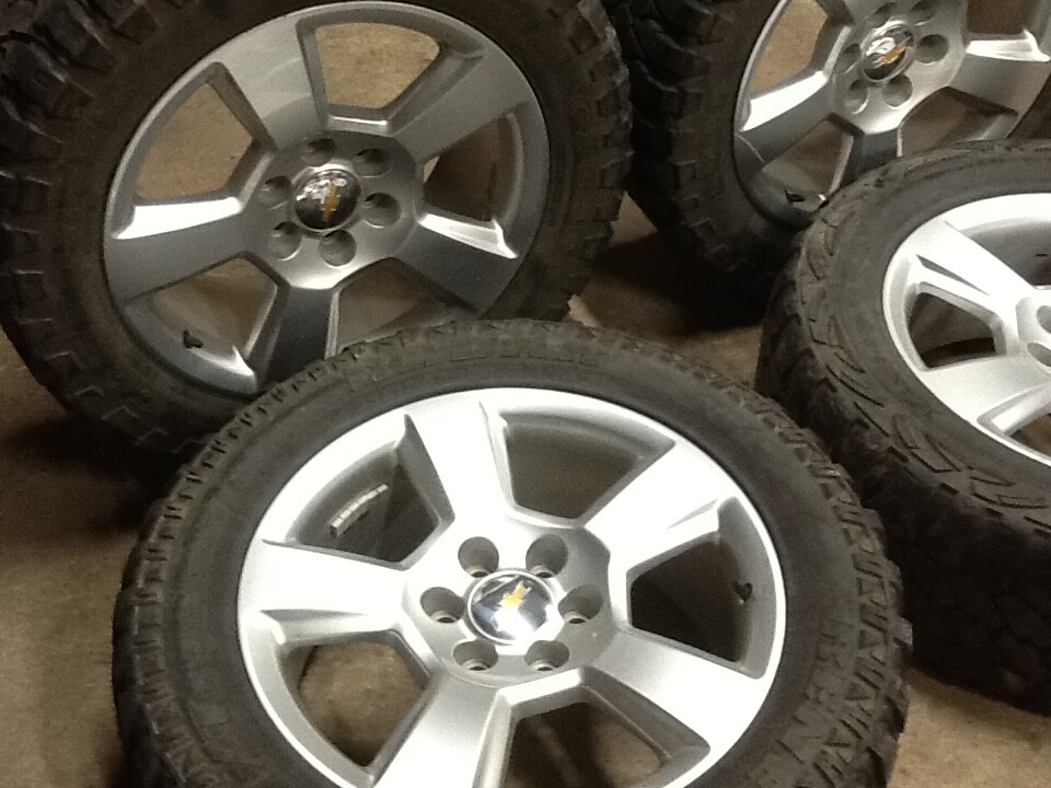 20" OEM Wheels 2015 Chevrolet Silverado 1500 20937969 20X9JX27 & Tires ...