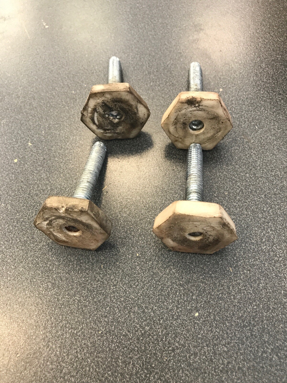 WHIRLPOOL WASHER LEVELING LEGS OEM P/N 389102 WPW10001130 W10001130 ...