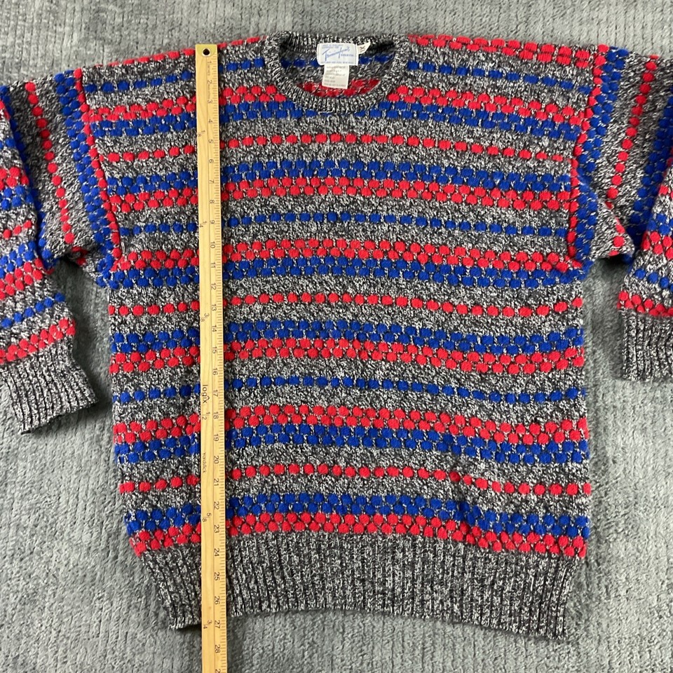 Trimminghams Bermuda Sweater Womens Extra Large Wool Cable Crewneck ...