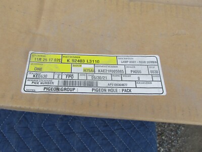 OEM Kia Tail Lamp Assembly with LED Outer Lamps 2021-2023 K5 EX LX ...