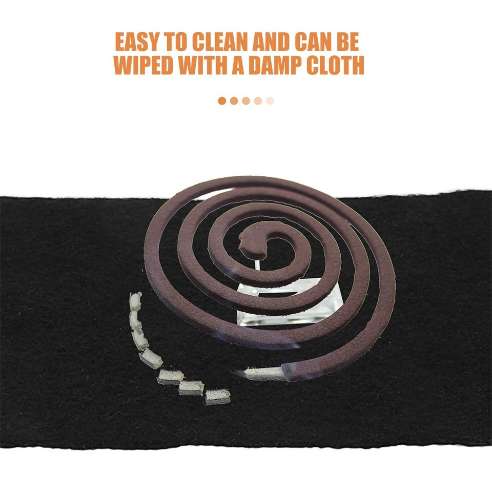 Incense Burner Tray Stick Holder Fireproof Insulation Mat Burning Bowl ...