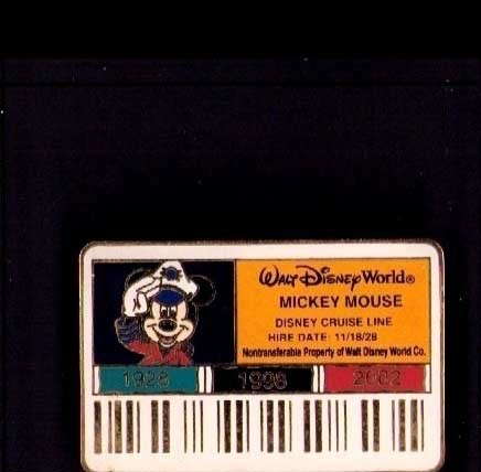 Disney Captain Mickey DCL Name Tag Cast Pin | eBay