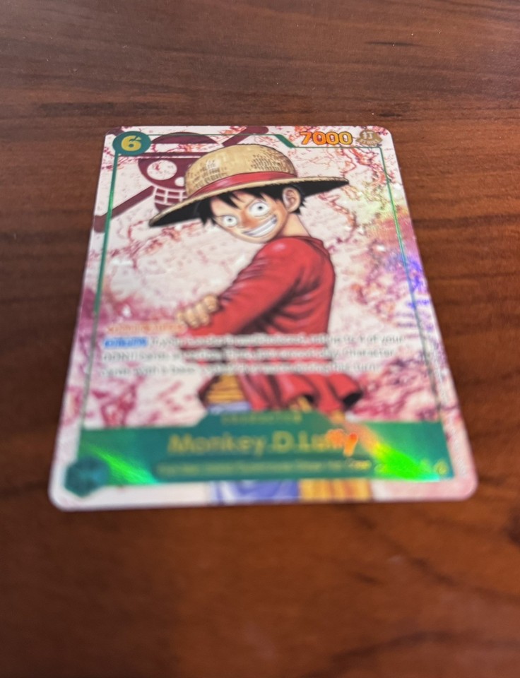 OP13-118 Monkey D. Luffy Alternate Art (Secret Rare) Carrying on his ...