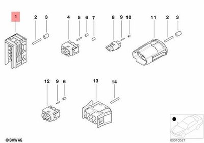 Genuine BMW ROLLS-ROYCE Alpina Z4 Coupe M Socket Housing Connector ...