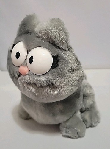 Nermal Plush Cat Vintage Garfield Dakin 1978, 1983 7” Stuffed Animal ...