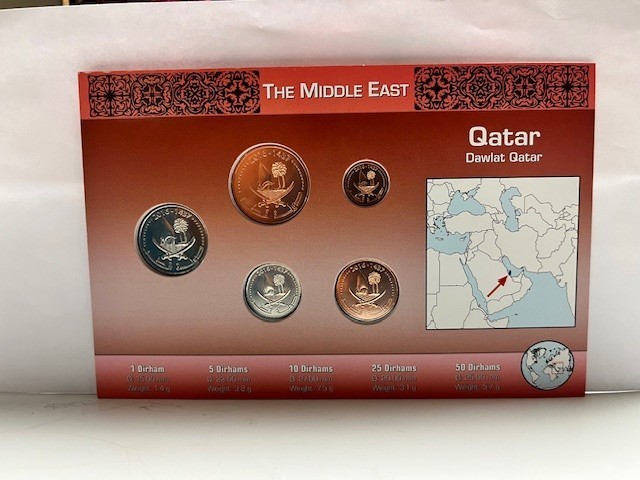 Littleton World Coin Set - Qatar - 5 Coin Set | eBay