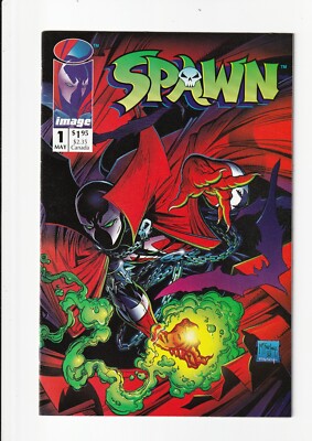 Spawn #1 - Black ink spill error NM/MT 1992, Image - 1st Print - Poster ...
