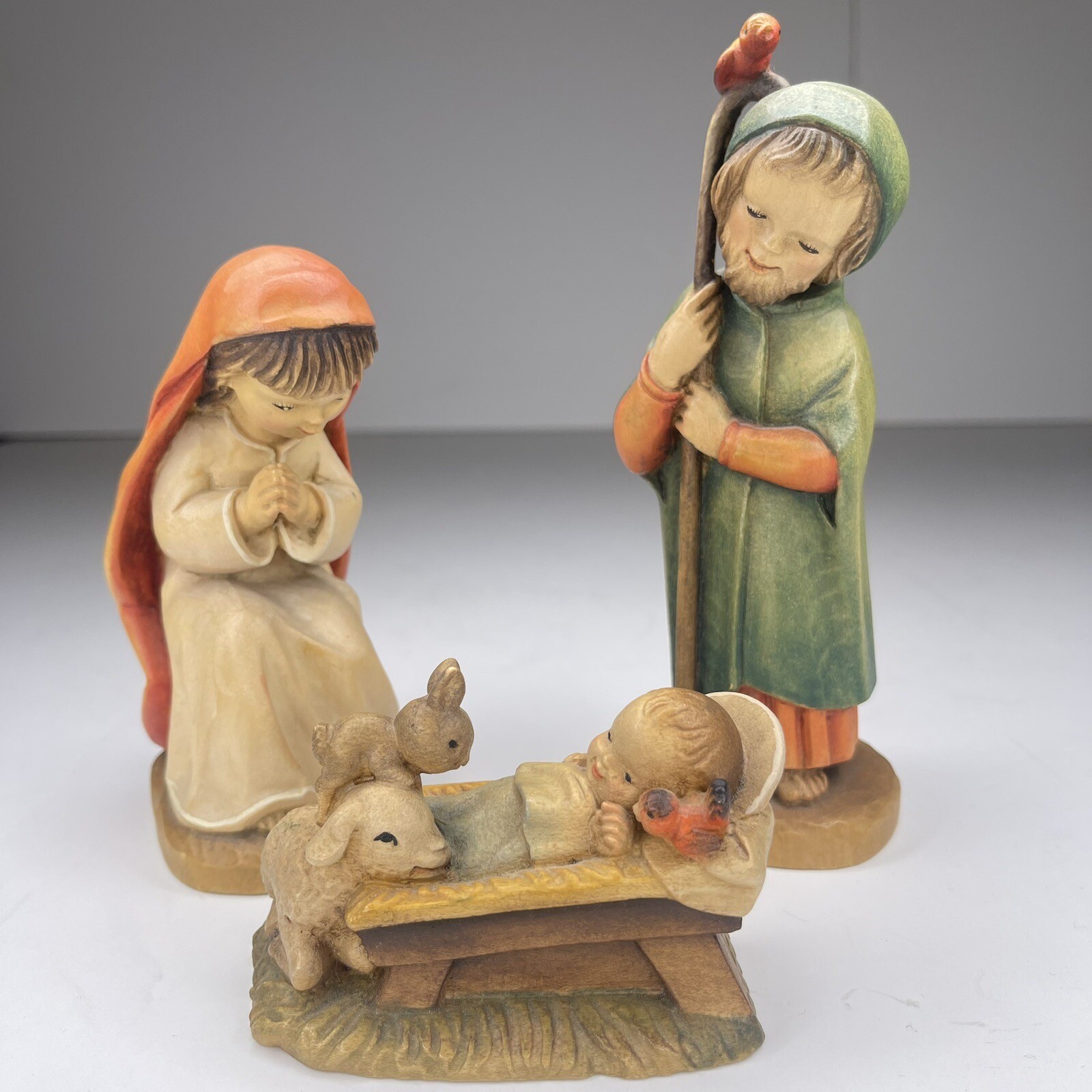 6" JUAN FERRANDIZ House of ANRI Nativity Figurines MARY JOSEPH JESUS ...