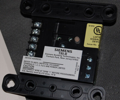 Siemens / Cerberus / Pyrotronics TRI-R Relay module Addressable Module ...