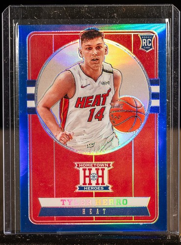 Tyler Herro 2019-20 Chronicles Hometown Heroes 555 Blue Prizm RC 24/99 ...