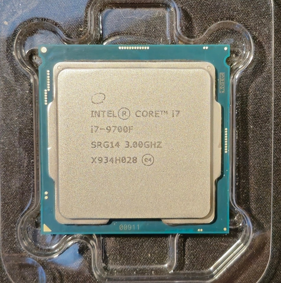 Intel Core i7-9700F 3.6GHz Octa-Core FCLGA1151 CPU Processor SRG14 8 ...
