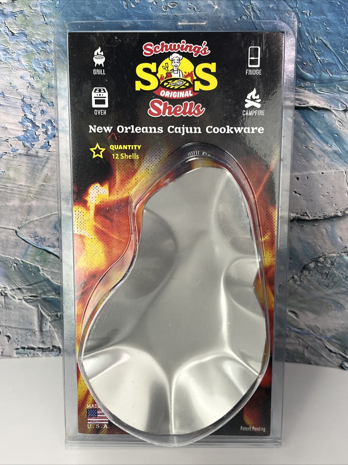 Schwing's Stainless Steel Grillable Oyster Shells, Set of 12 Silver NEW ...