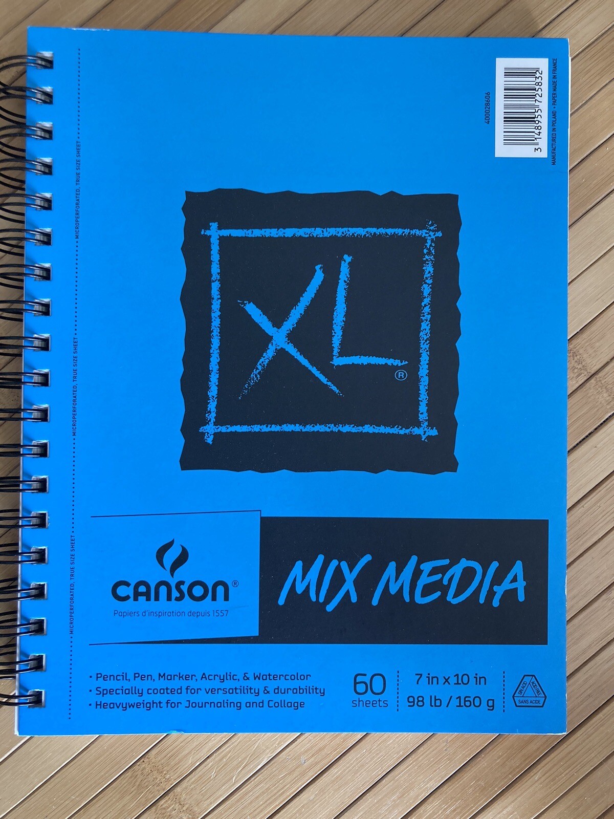 Canson Xl Mix Media Pad 7X10 | eBay