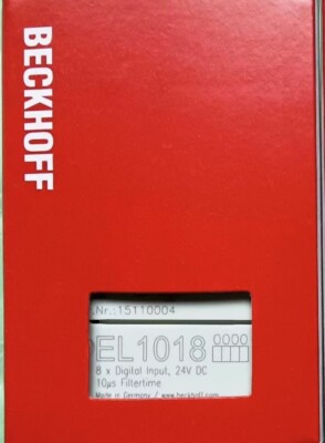 One Beckhoff EL1018 EL 1018 PLC Module New In Box Expedited Shipping | eBay