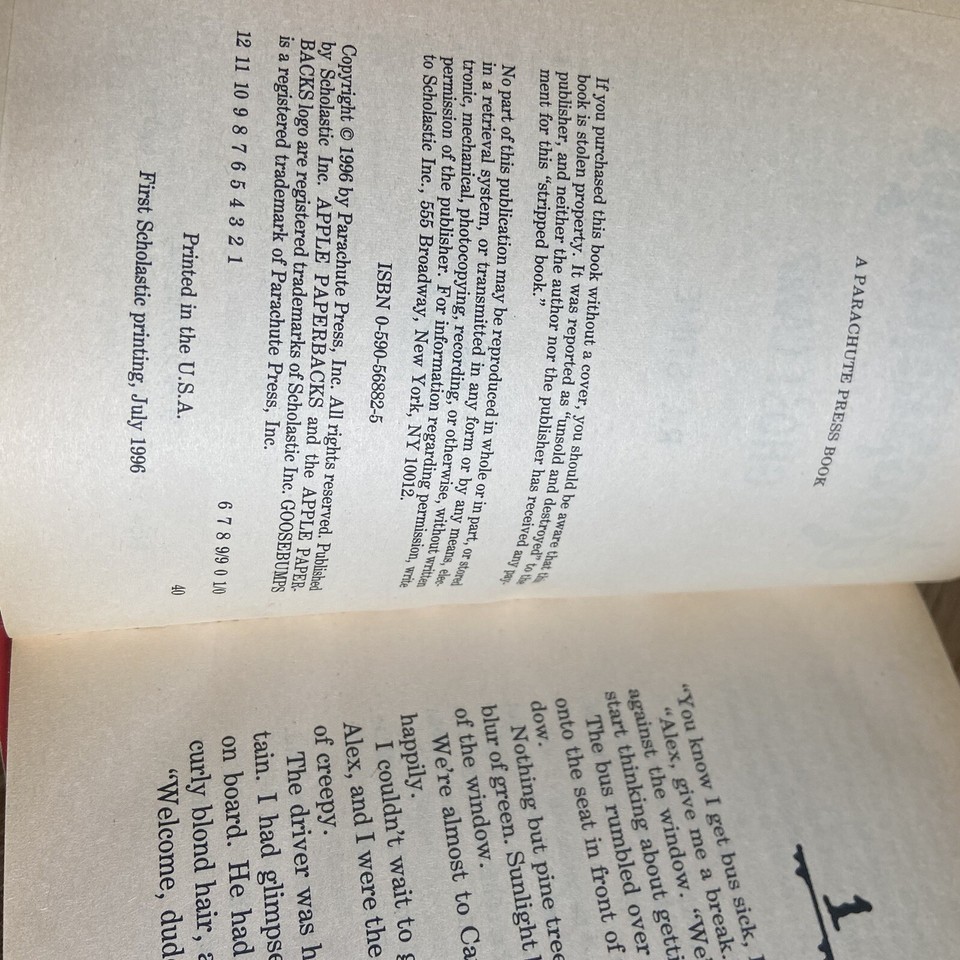 Lot Of 2 Goosebumps #36 The Haunted Mask II & Ghost Camp #45 1st Ed PB ...