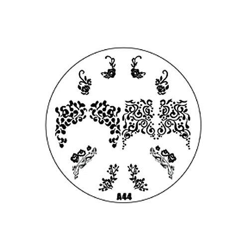 Stamping Nailart Schablone für Stamping Lack Nr. STL-A44 | eBay.de