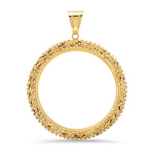 14k Yellow Gold 4 Prong 50 Peso Centenario Coin Bezel | eBay