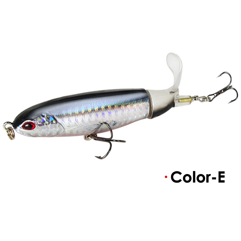Whopper Plopper Topwater Floating Fishing Lures Rotating Tail for Bass ...