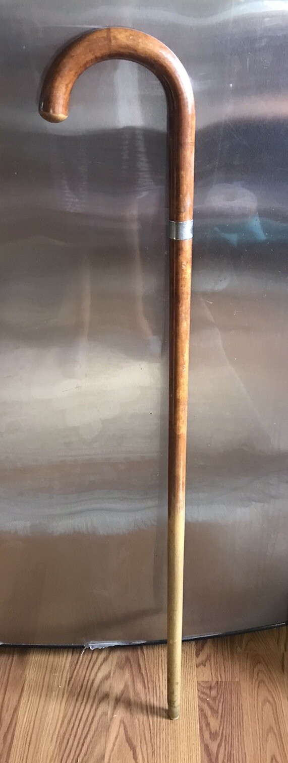 Antique Cane Walking Stick Victorian Ornate Sterling … - Gem