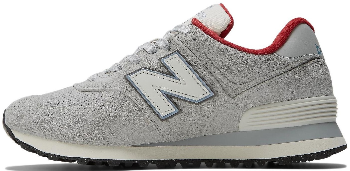 Size 6 - New Balance 574 Grey Blue Varsity Red W for sale online | eBay
