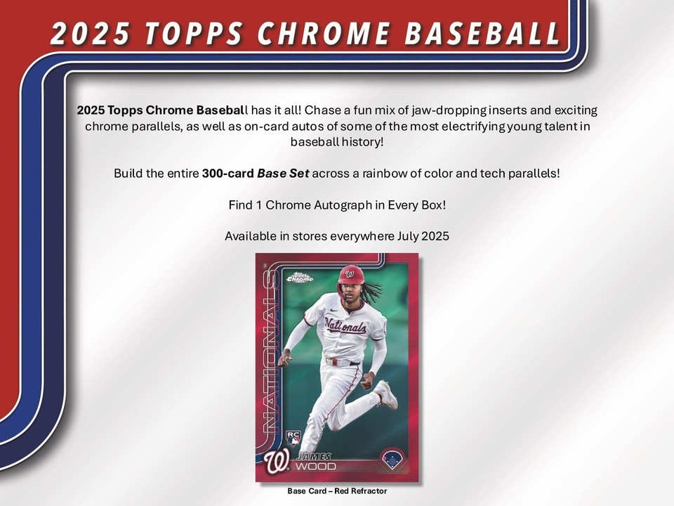 Fergie Jenkins CUB 2025 Topps CHROME 5 Case (46 Box) Player Break #1 | eBay