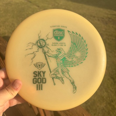 Discmania Glow C-Line P2 Sky God 3 Simon Lizotte Green Foil 175 | eBay