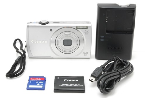 [MINT] Canon PowerShot A2600 Silver 16.0MP Digital camera w/SDcard From ...