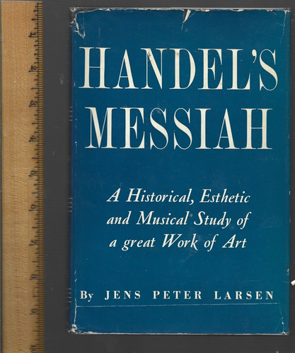 HANDEL MESSIAH music composer classic Hc Dj 1957 | eBay