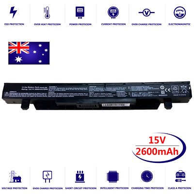 Battery for Asus ZX50VW-MS71 GL552JX-CN154H GL552JX-CN154T A41N1424 ...
