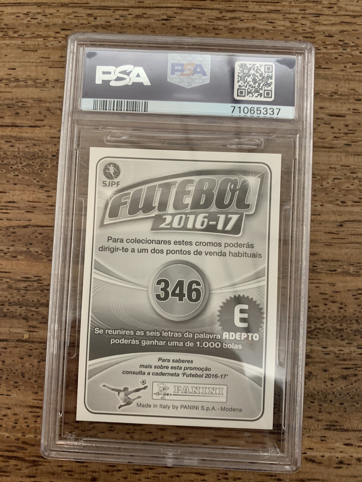 2016-17 Panini Futebol SJPF Stickers Raphinha #346 PSA 6 Ex- Mt Rare | eBay