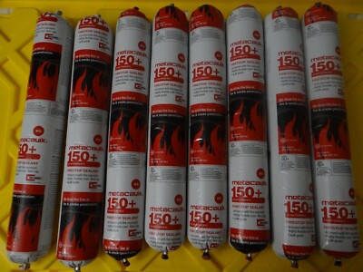 metacaulk 150+ 8 Pcs. 20.2-Ounce Sausage pack Firestop Sealant Red (65 ...
