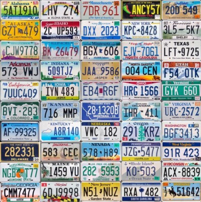 ALL FIFTY STATES License Plates - You choose the condition - FREE ...