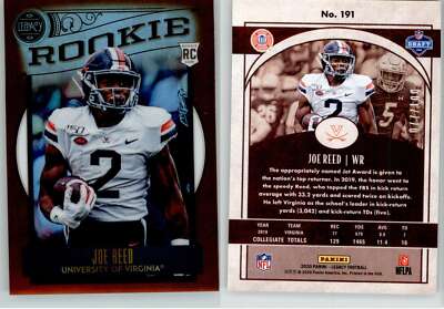 Joe Reed 2020 Legacy Premium Edition Bronze #191 /100 Virginia Bears RC ...