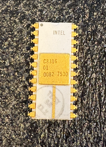 Vintage Intel C8316 IC Gold 1975 NOT C8316A | eBay