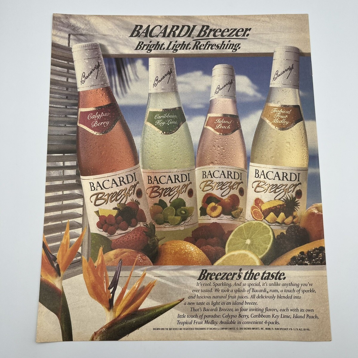 Bacardi Breezers Flavors