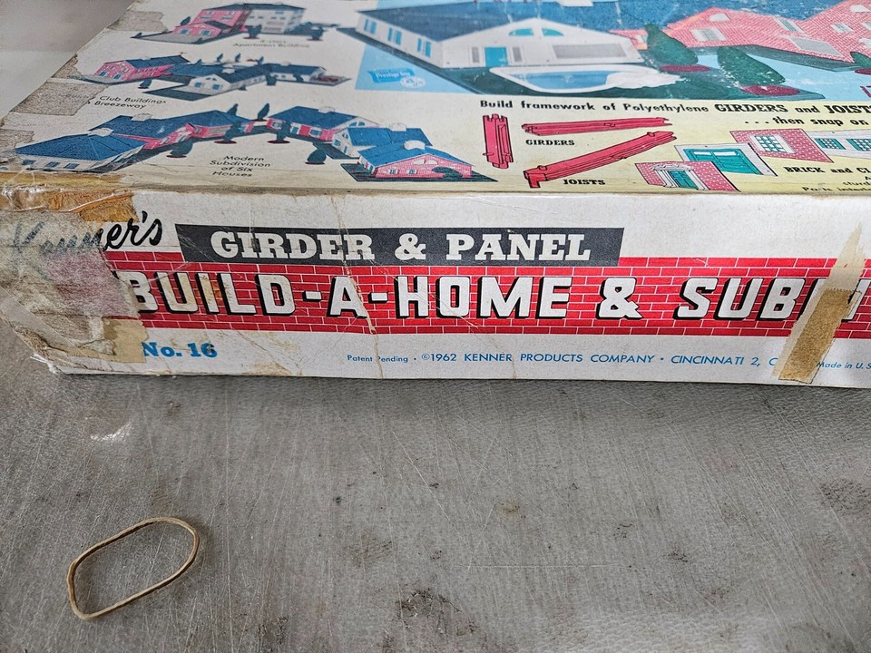 Kenner's Girder and Panel 1962 Build-A-Home & Subdivision Set No. 16 | eBay