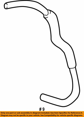 44348-42011 Toyota Hose, oil reservoir to pump, no.1 4434842011, New ...