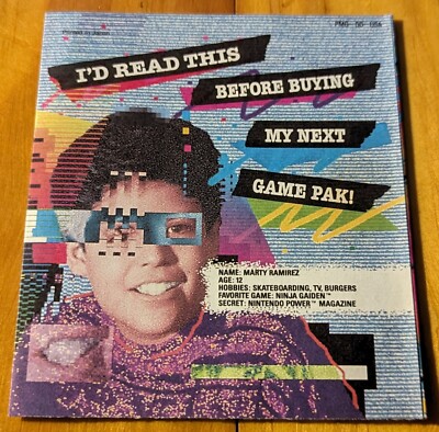 Nintendo Power PMG-DD-USA Insert Nintendo NES Instruction Manual ONLY ...