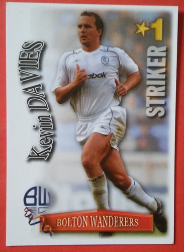 Bolton Shoot Out card 2003/04 x7 cards Davies, Gardner, Giannakopolos ...