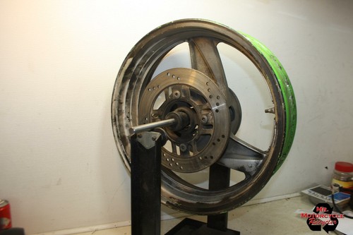 1993 KAWASAKI NINJA ZX6 ZX600E OEM REAR WHEEL BACK RIM W72 | eBay