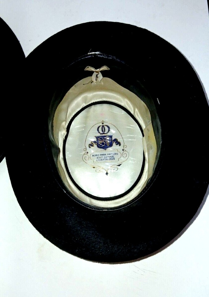 BORO PARK HATTERS HASIDIC RABBIT FUR FELT JEWISH HAT ( SIZE 53 ) | eBay UK