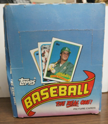 1989 Topps MLB Cello Box 24 Sealed Packs | eBay