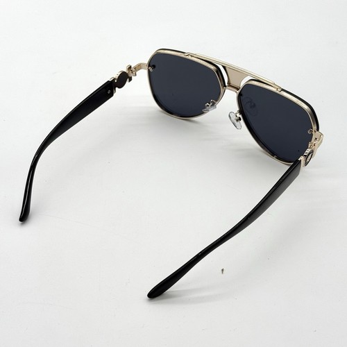 Men’s Versace Black Lens Rimless Gold Medusa Sunglasses | eBay